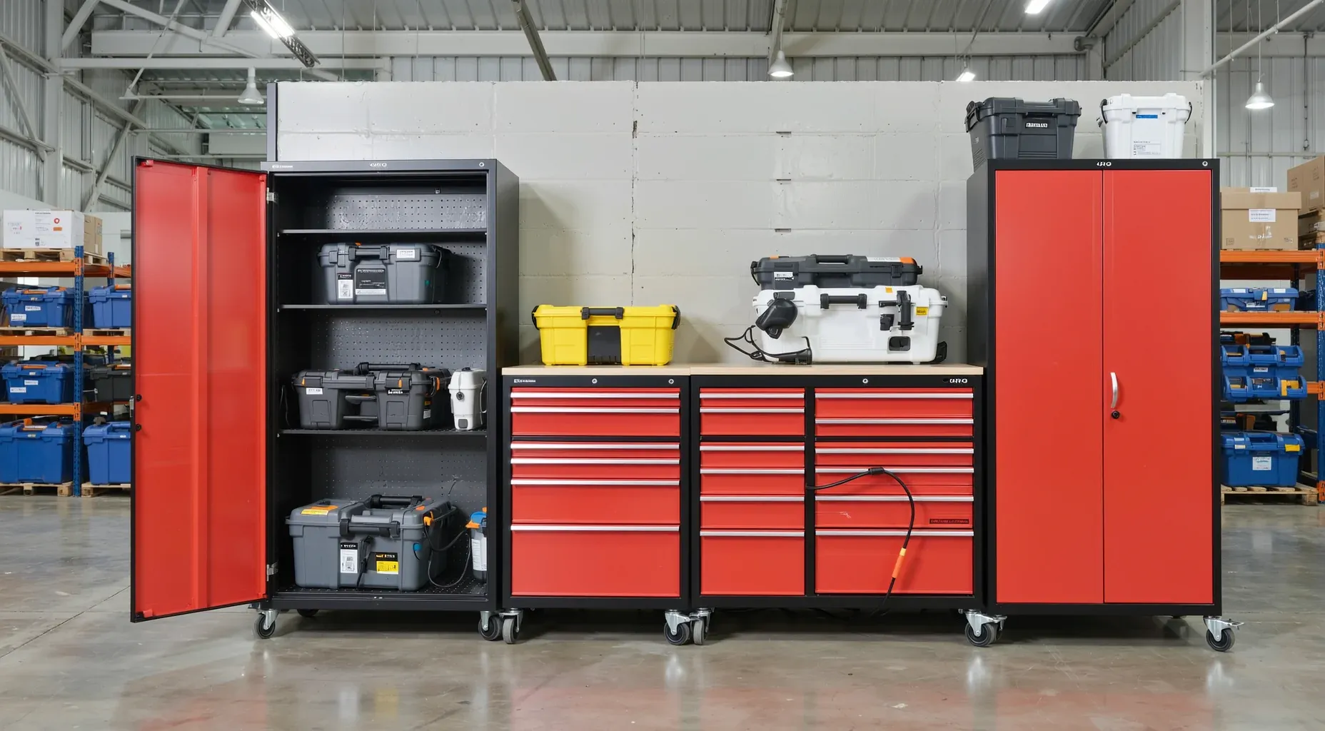Tool Storage Cabinets: Warehouse Storage Solutions & More Storage ...